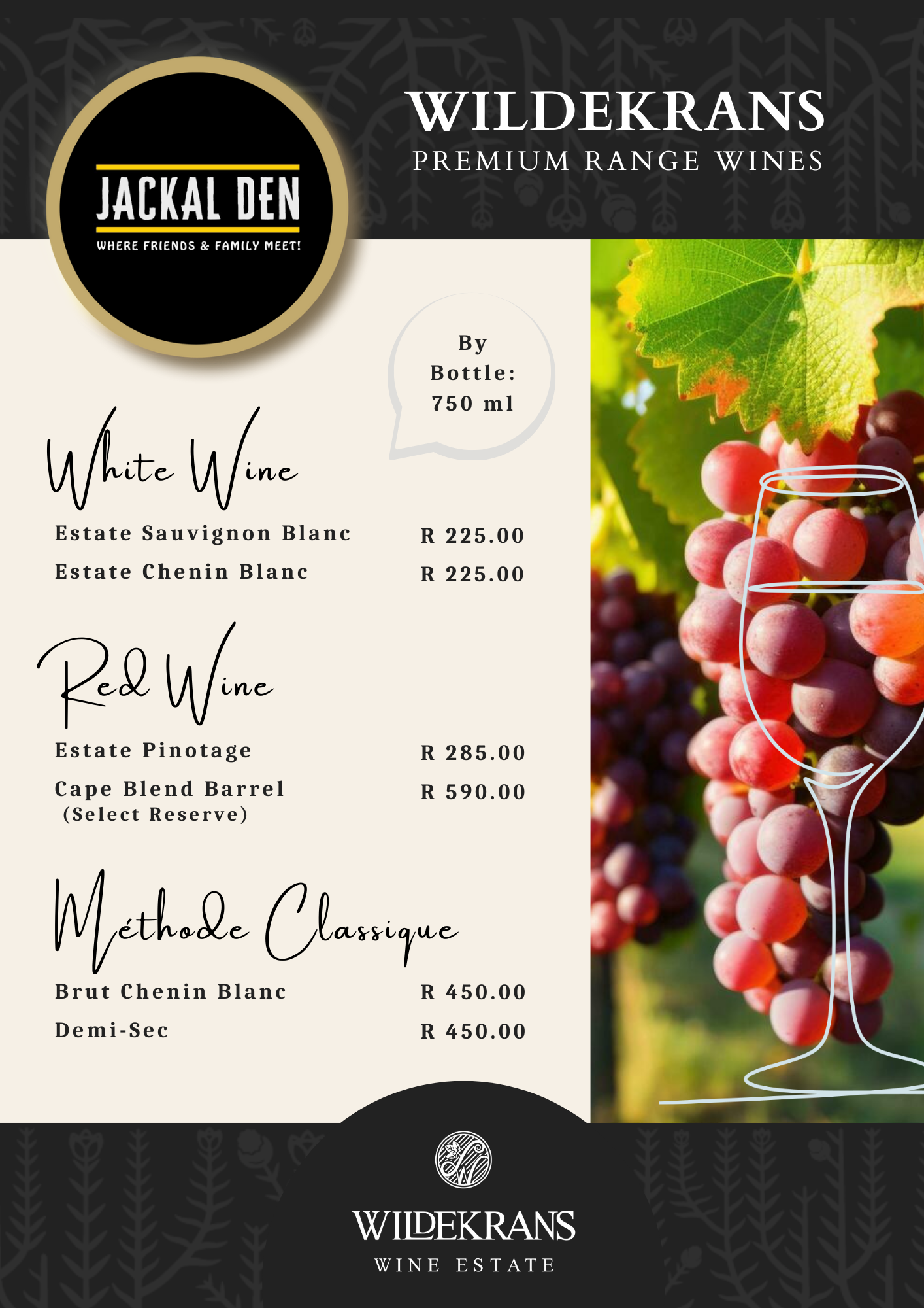 Menu – Jackal Den